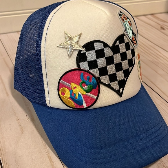 Accessories | Trending Trucker Hat With Embroidered Patches | Poshmark